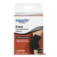 Equate Unisex Copper Infused Knee Support Sleeve, Large and Extra Large ...