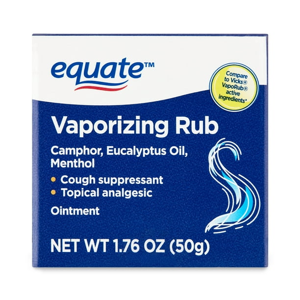 Equate Vaporizing Rub Topical Analgesic & Cough Suppressant Ointment ...