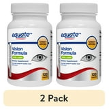 (2 pack) Equate Vision Formula with Lutein Tablets Dietary Supplement ...