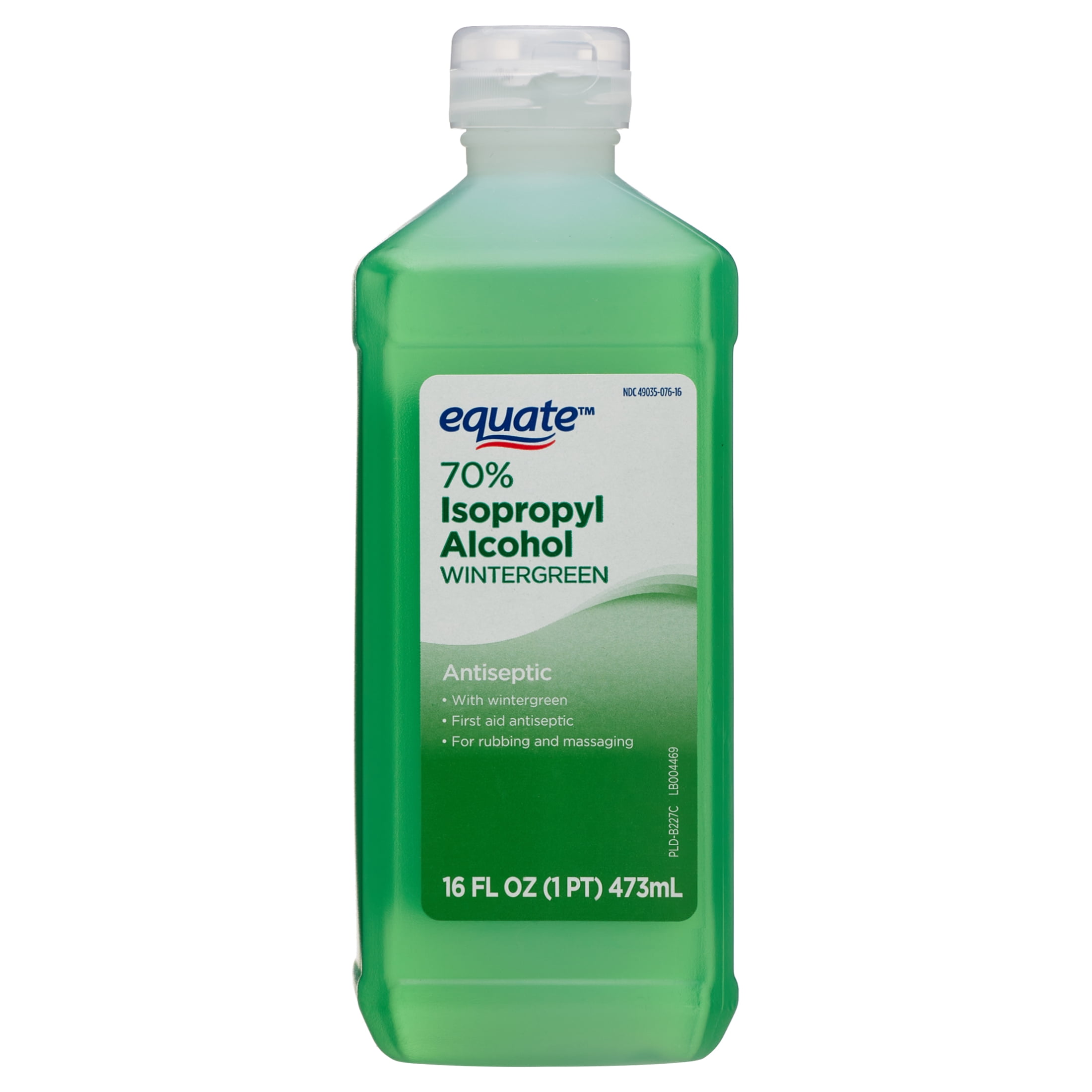 Equate Wintergreen 70% Isopropyl Alcohol Antiseptic, 16 fl oz HSA/FSA ...