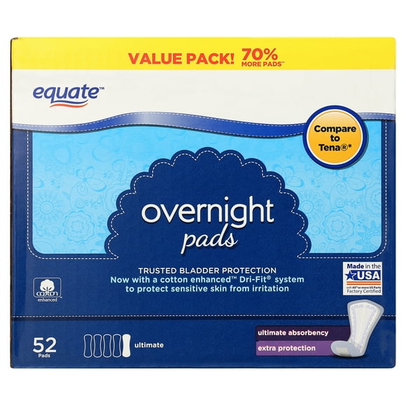 Equate Options Incontinence Pads