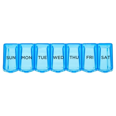 "MaxiAids Weekly Pill Organizer, Extra Large 7-Day Pill Containers with ...