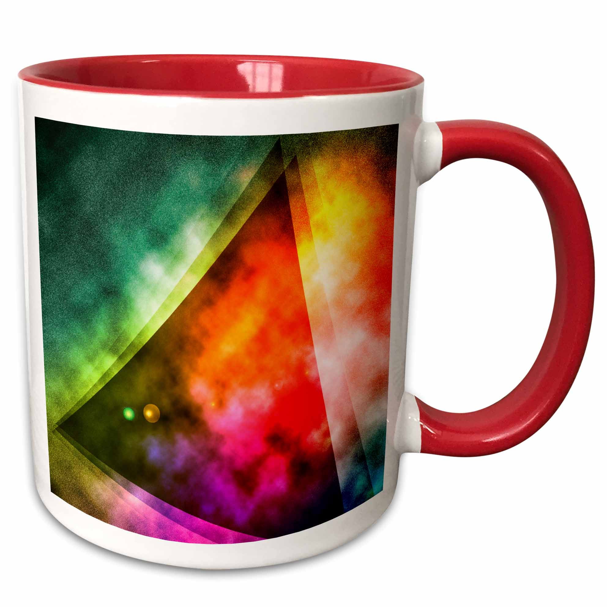 Equation 2 a spectrum of colors adorn this triangular space portal ...