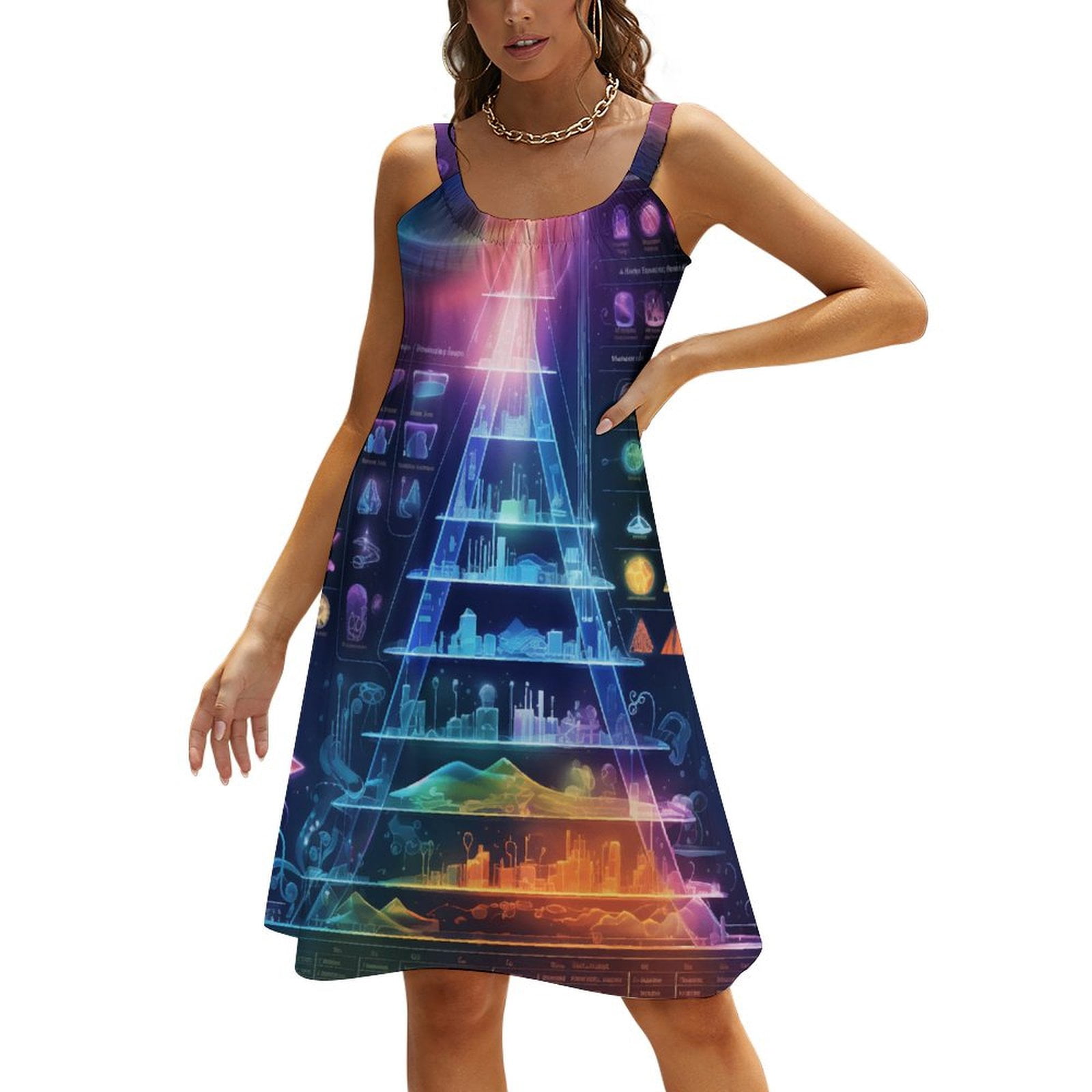 Equation Formula Women's Summer Dresses 2025 Beach Casual Sleeveless ...