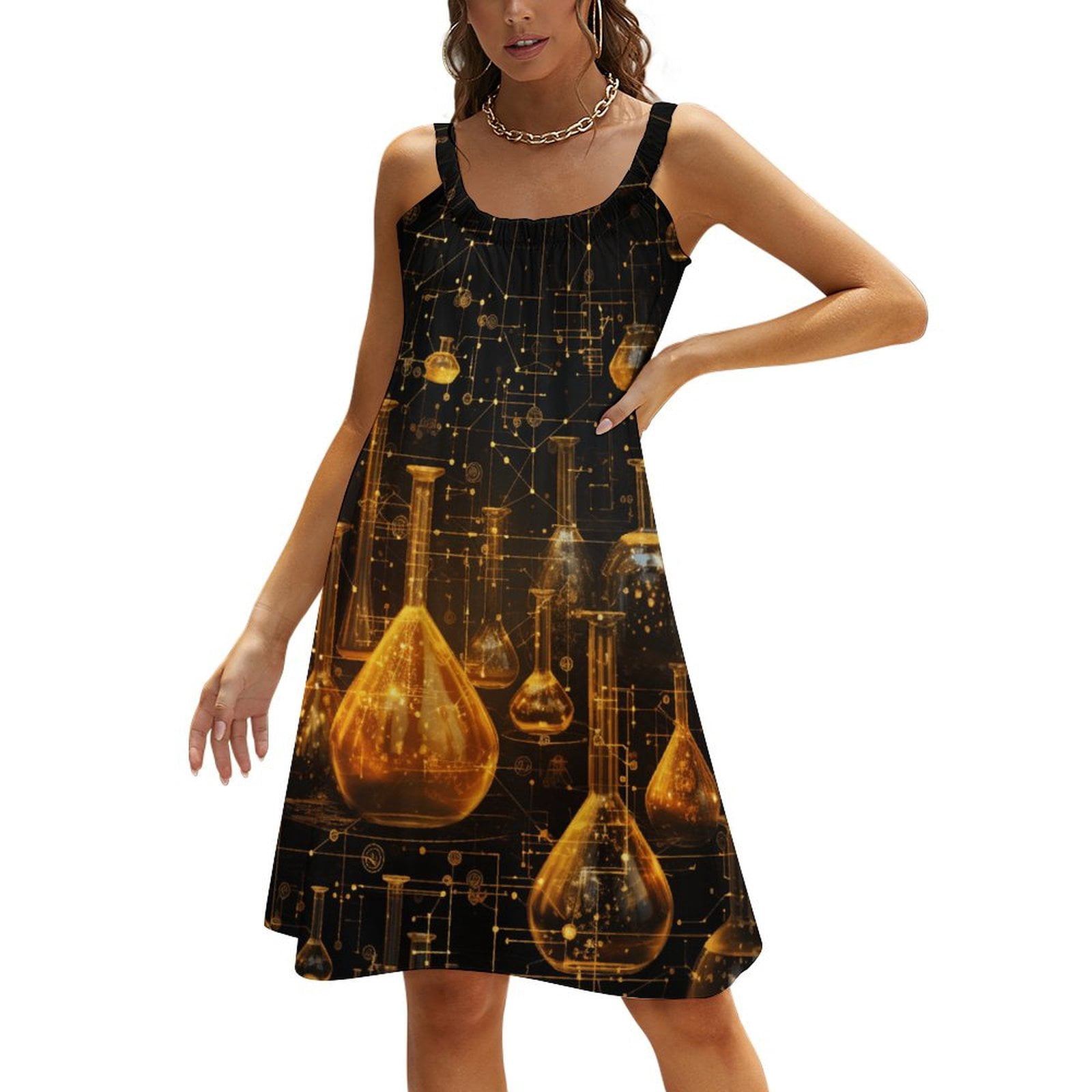 Equation Formula Womens Summer Dresses Casual Sleeveless Tshirt ...