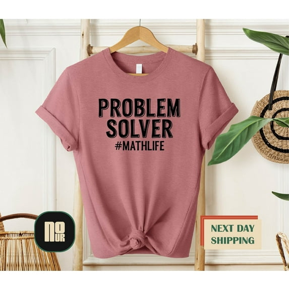 Equation Problem Tshirts For Math Teacher, Teacher Appreciation Shirt ...