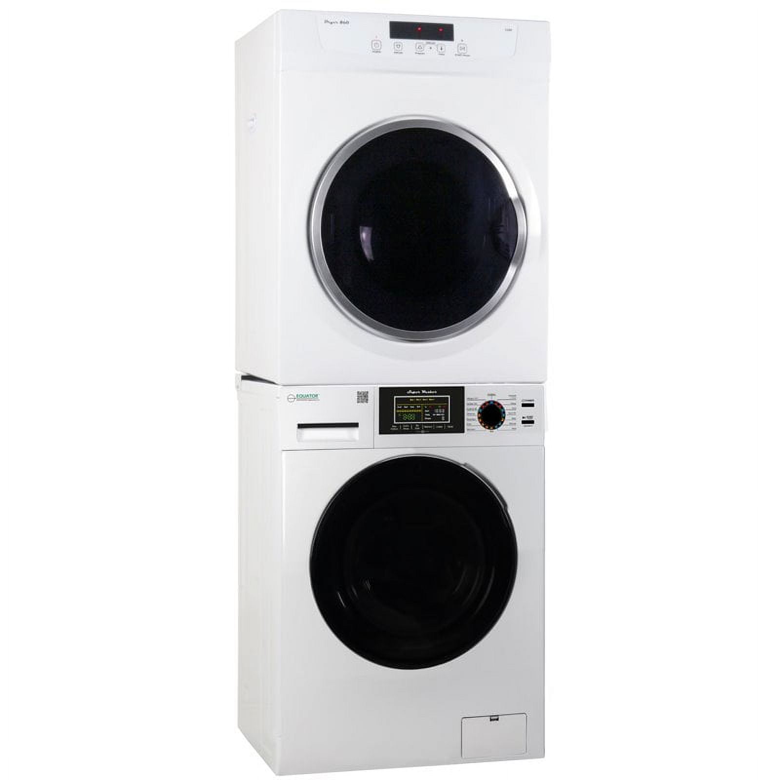 Compact Washer and Dryer Set with Versatile Stacking Guam | Ubuy