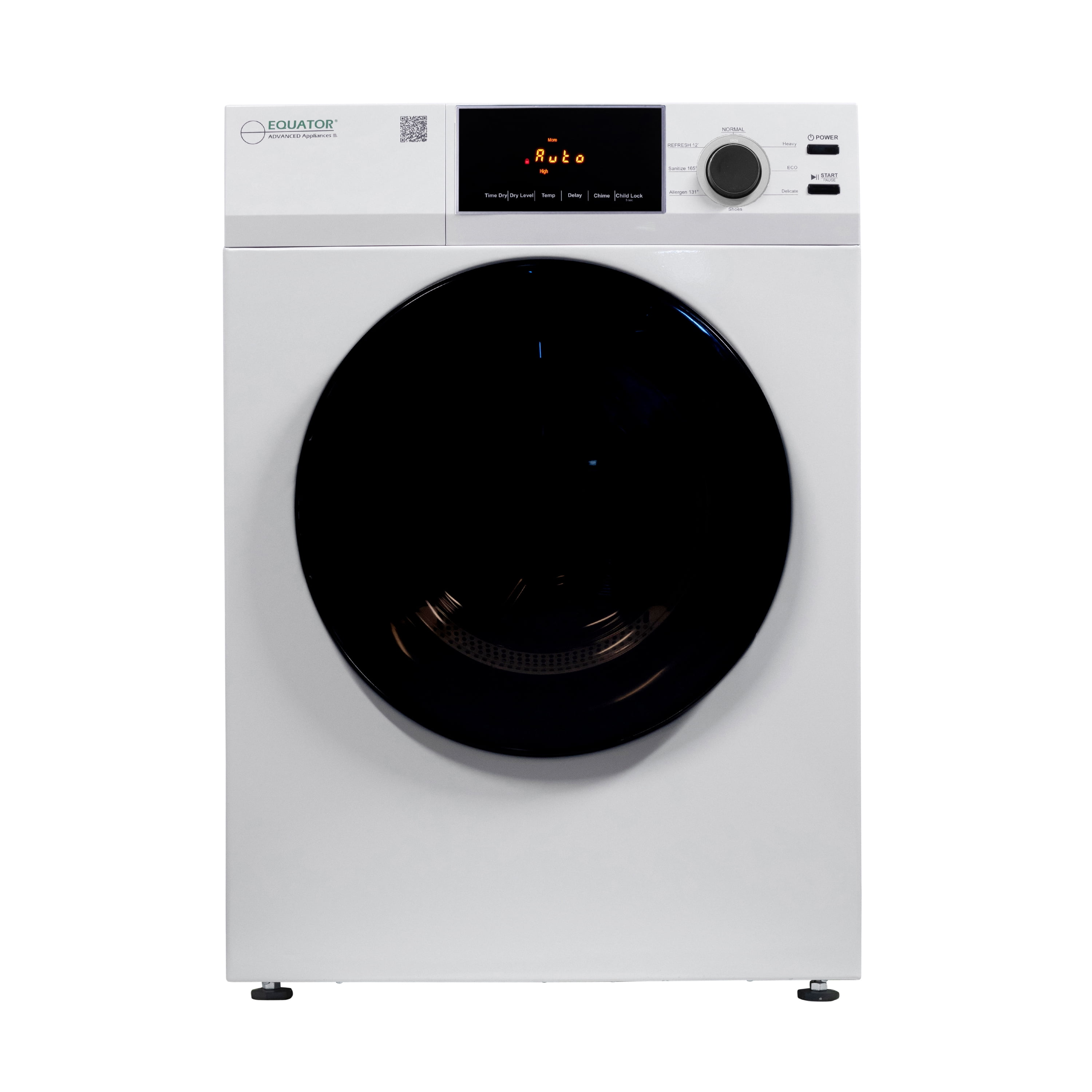 Equator 24" VENTED Sensor Dryer SANITIZE 4cf/18lbsTouch Control 110V ...