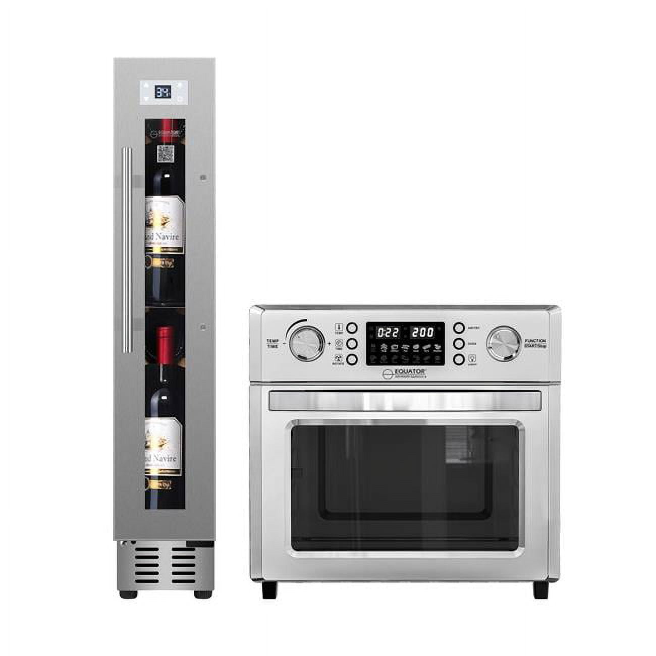 Equator Advanced Appliances Equator 0.93 Cu. Ft Stainless 5-in-1 Air ...