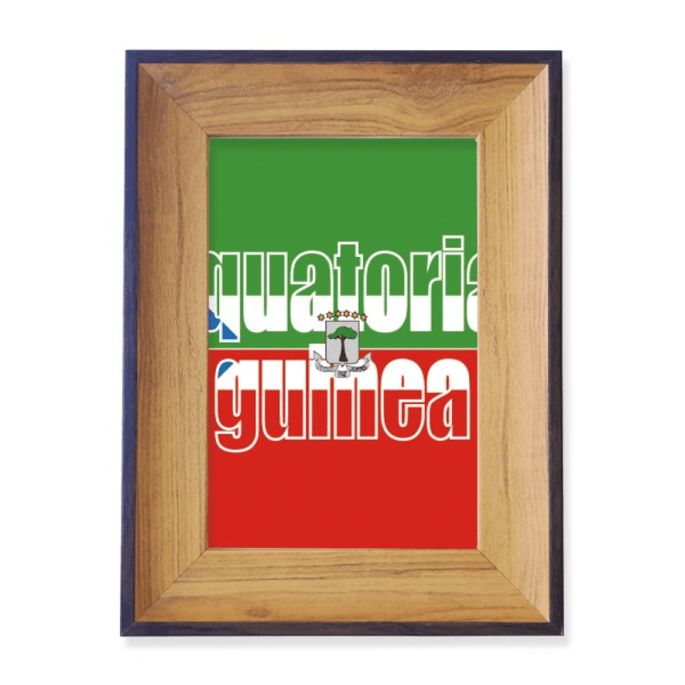 Equatorial Guinea Flag Name Photo Frame Exhibition Display Art Desktop ...