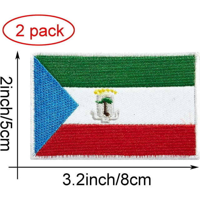 Equatorial Guinea Flags Patch Equatorial Guinea Flag Military Tactical ...