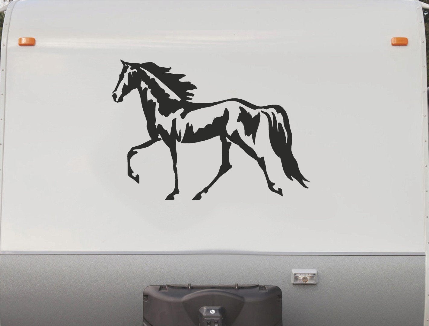 Equestrian Horse Trailer Vinyl Decals Enclosed Trailer Stickers ...