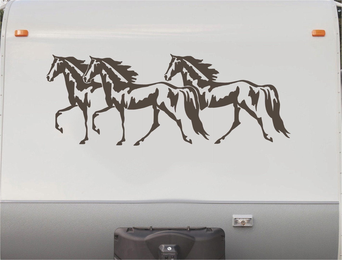 Equestrian Horse Trailer Vinyl Decals Enclosed Trailer Stickers ...