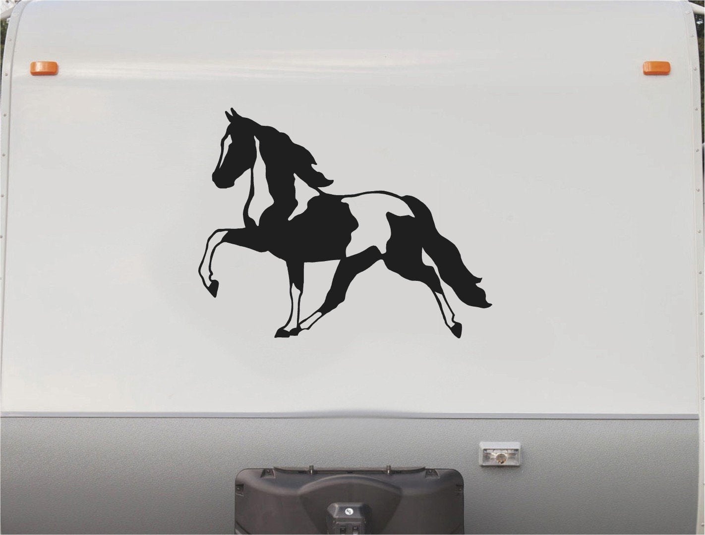 Equestrian Horse Trailer Vinyl Decals Stickers Graphic Custom Text ...