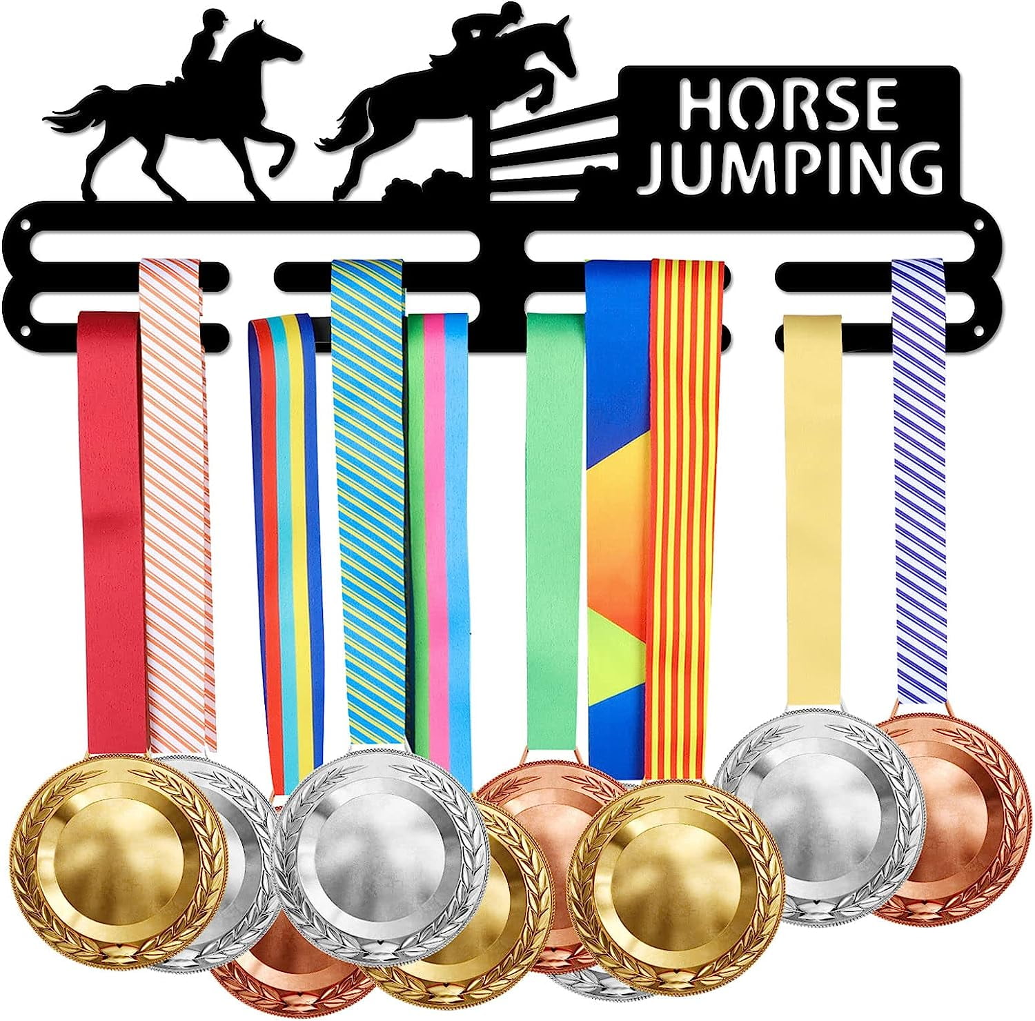 Equestrian Medal Hanger Display Horse Riding Jumping Sports Medal ...