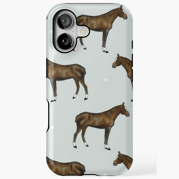 Equestrian Polo Pony Graphic Phone Case 17 16 15 14 13 12 11 Pro Max ...