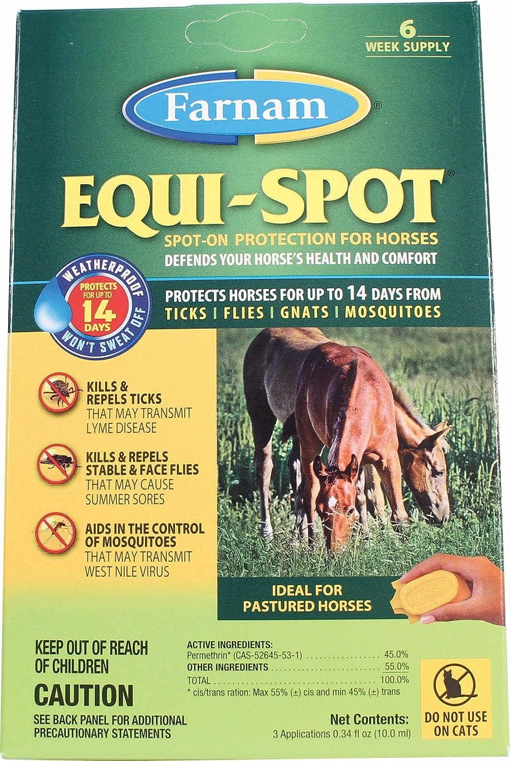 Equi Spot Spot-On Fly Control for Horses - Walmart.com