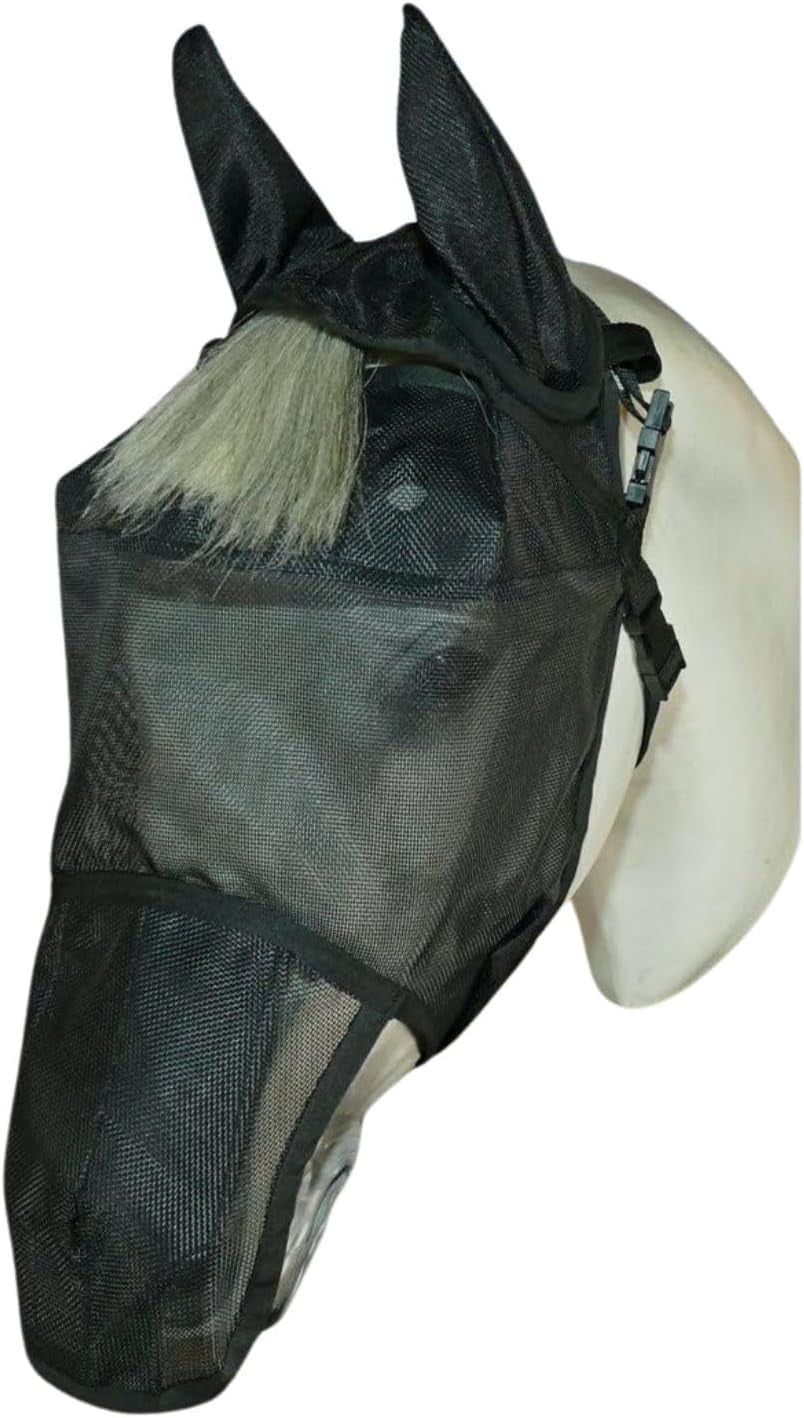 EquiVizor 95% UV Eye Protection (Full) Horse Fly Mask with Ears/Nose ...