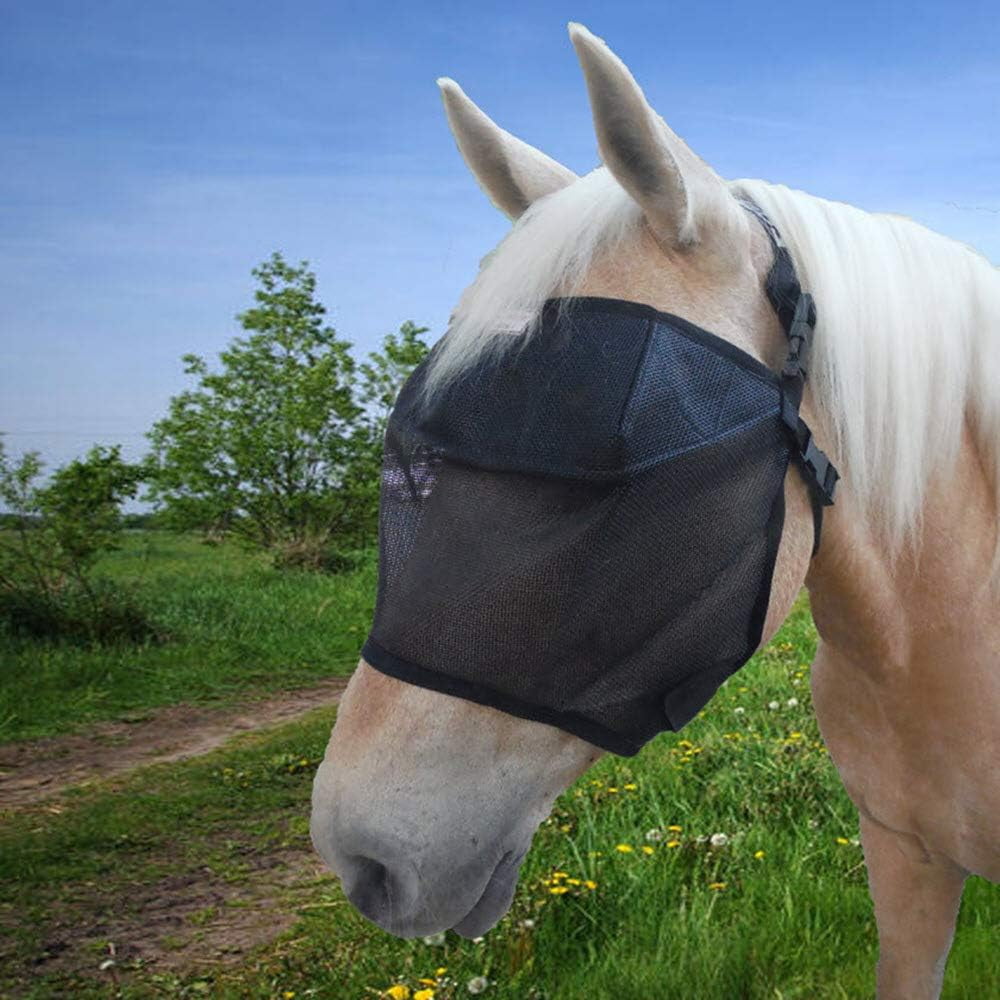 EquiVizor 95% UV Eye Protection (XL) Standard Horse Fly Mask - Help ...
