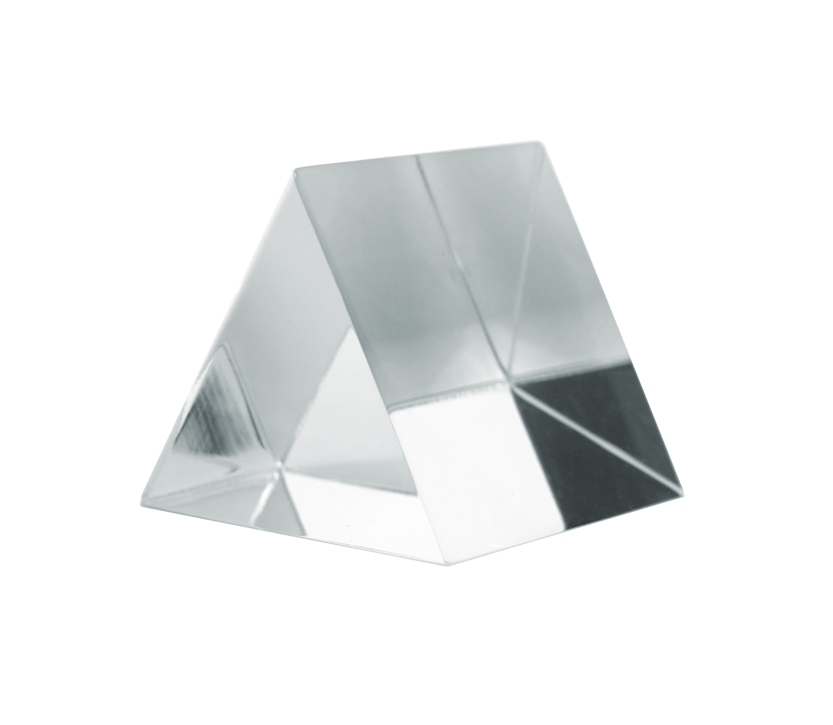 Equilateral Prism, 1.5" (38mm) Length, 1.5" (38mm) Faces - Triangular ...