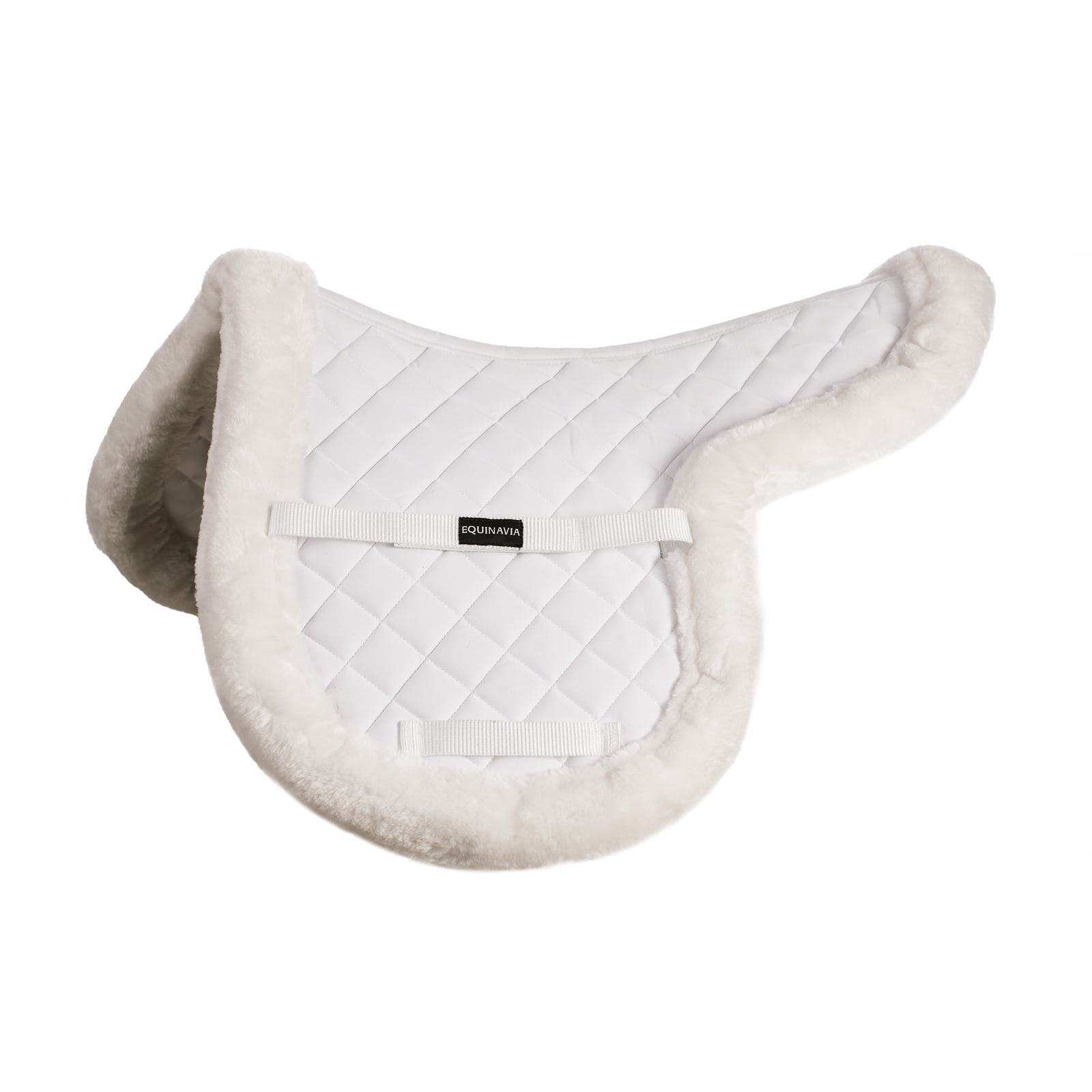 Equinavia Eidsvoll Shaped Show Saddle Pad with Ultra Fleece Trim ...