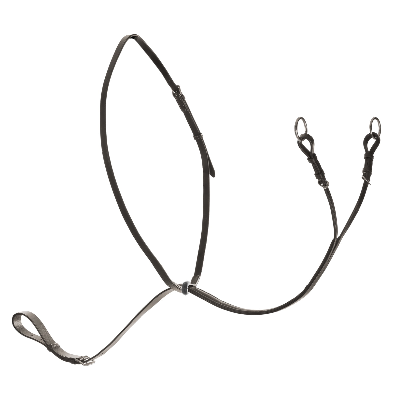 Equinavia Saga Adjustable Leather Running Martingale with Stainless ...