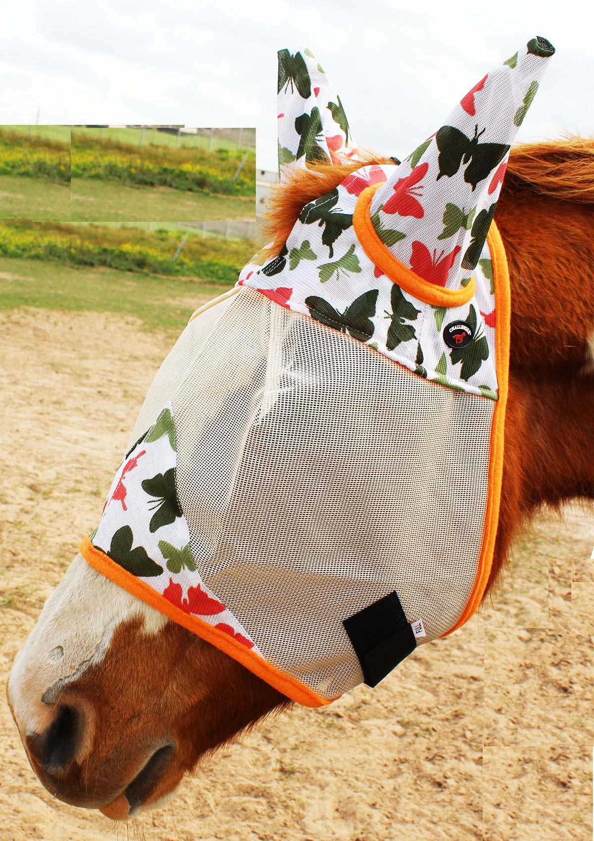 Equine Horse FlyMask Summer Spring Airflow Mesh 73212C - Walmart.com