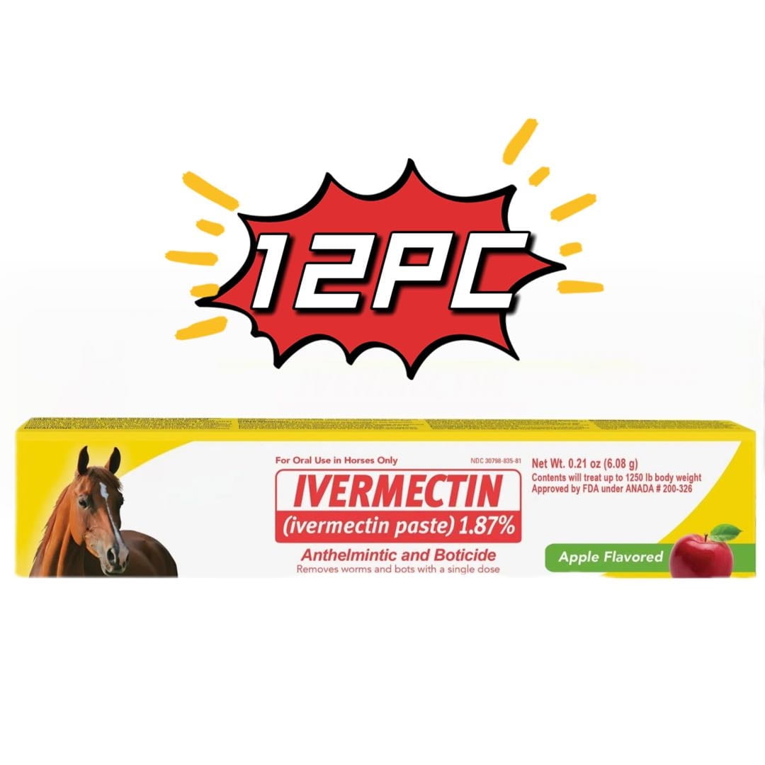 Equine Iv-erm-ectin Paste丨 Effective Horse Wormer丨1.87% for Horse ...