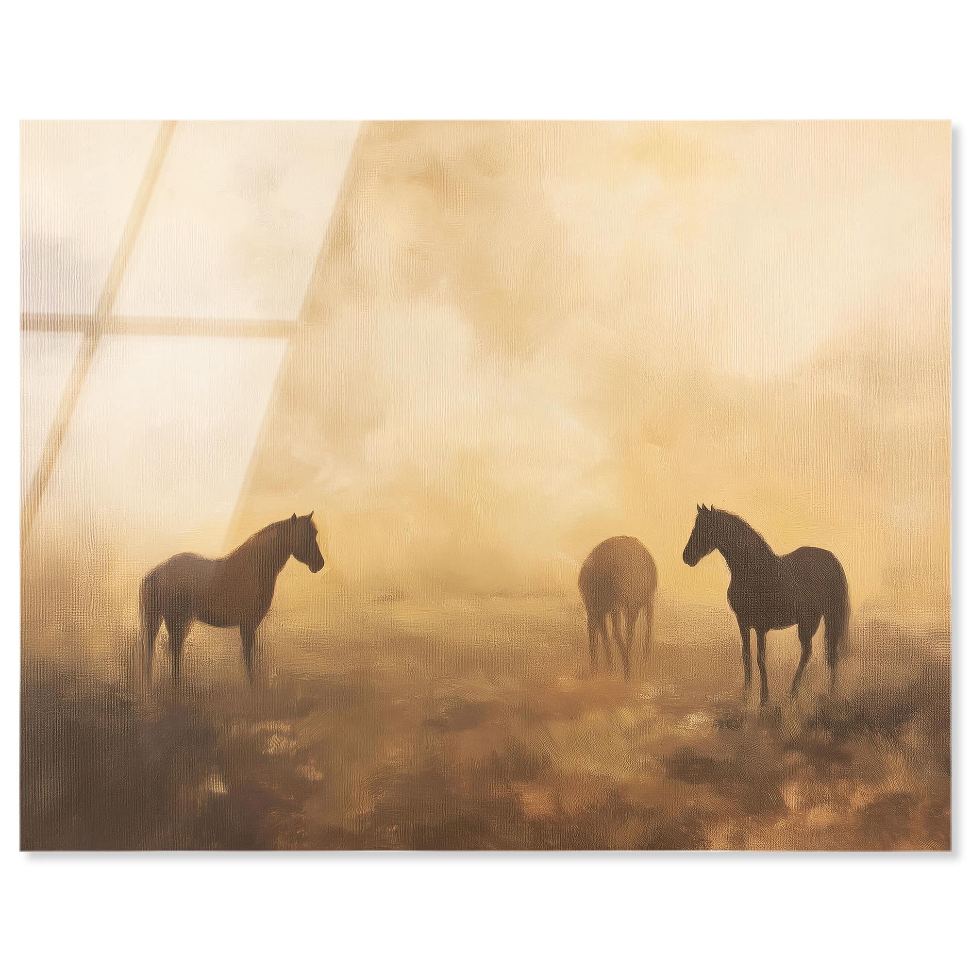 Equine Trio Acrylic Western Wall Art by Art Remedy, Ready to Hang, 24 x ...