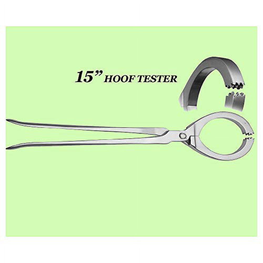 Equinez Tools Hoof Tester, Large 15", Hand Crafted, Stainless Steel ...