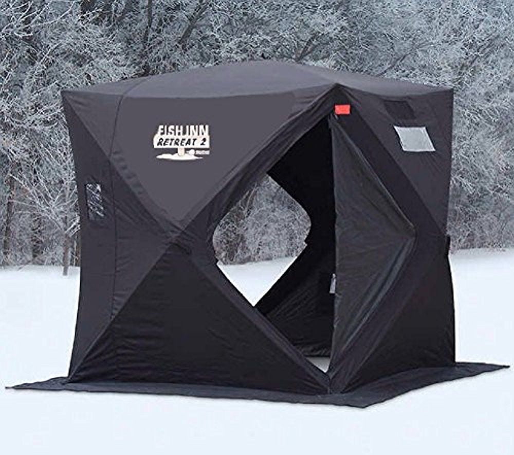 Equinox Fish Inn Ice Fishing Quick Shelter Retreat 2 - Walmart.com