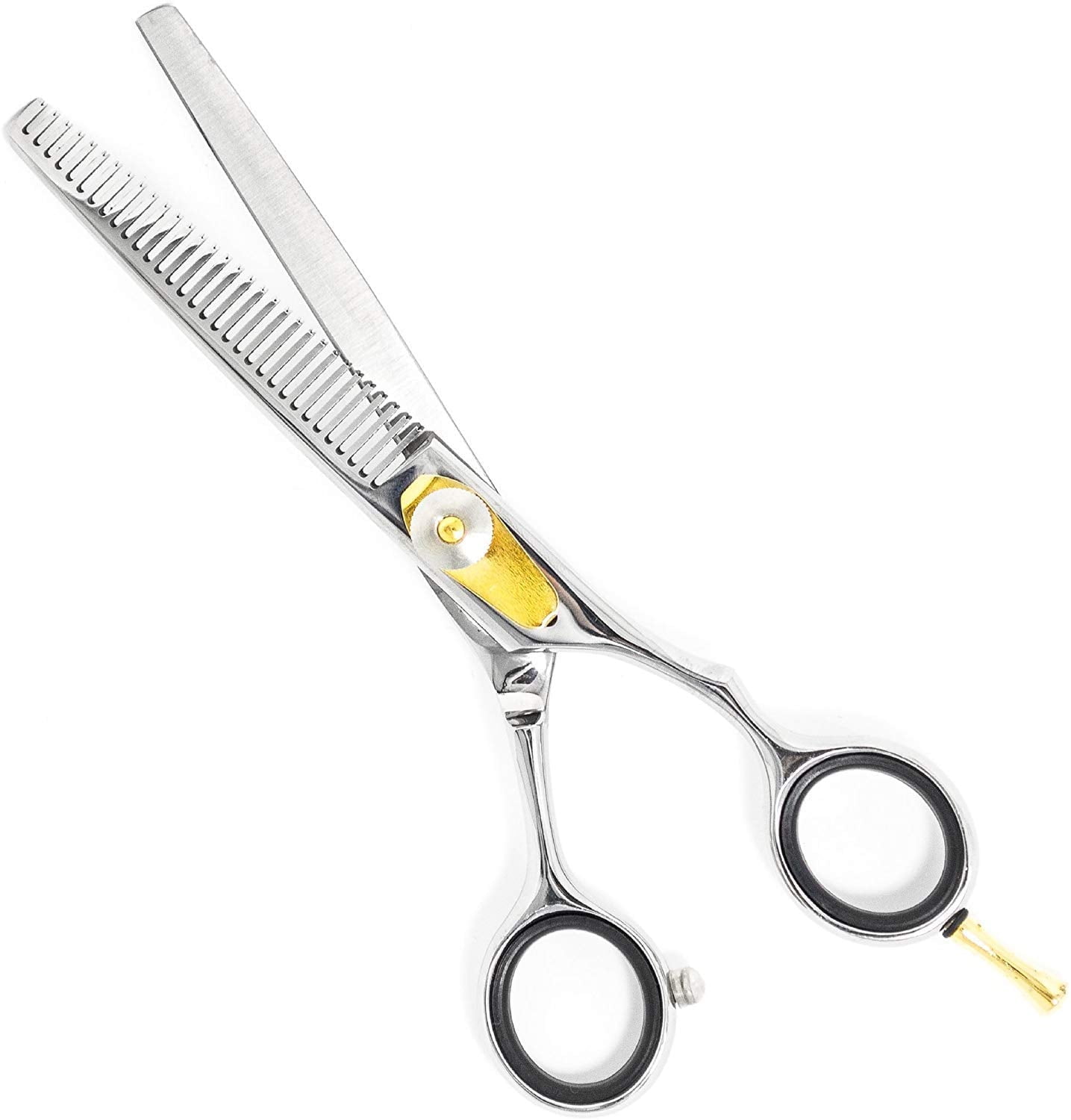 Equinox Professional Razor Edge Series Barber Hair Thinning Texturizing Scissors Shears 6.5 Inches Overall Length with Fine Adjustment Tension