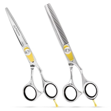 LYUMO Professional Hair Cutting Thining Scissors Salon Barber ...