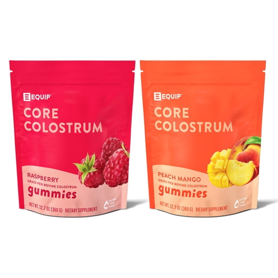 Equip Foods Core Colostrum Gummies Bundle Convenient Multivitamin, Gut ...