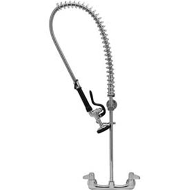 Equip Wall Mount Pre-Rinse Unit - Polished Chrome - 8in. - Walmart.com