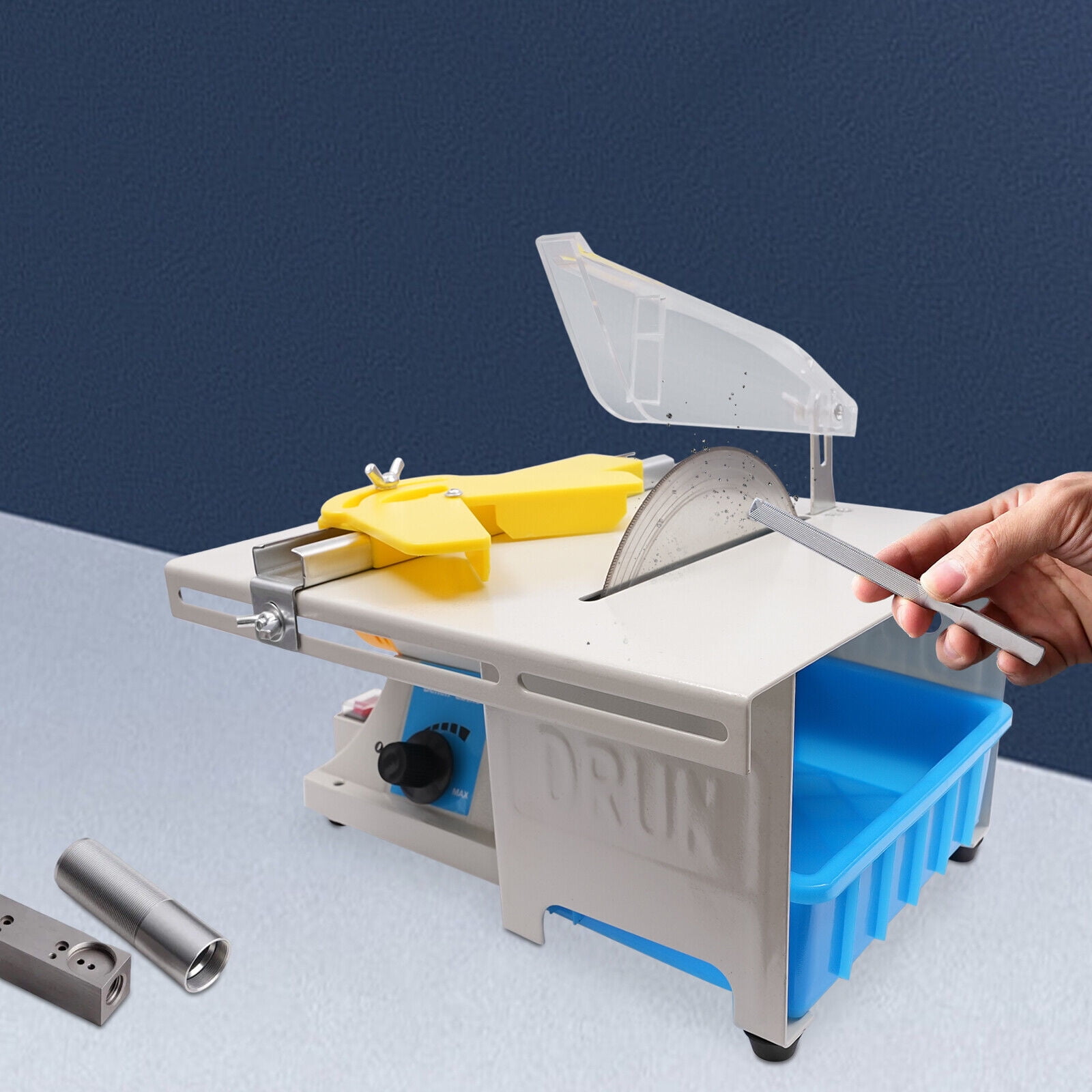 Equipment DIY Jewelry Lapidary Saw for Cutting Rocks, 110V Mini Table ...