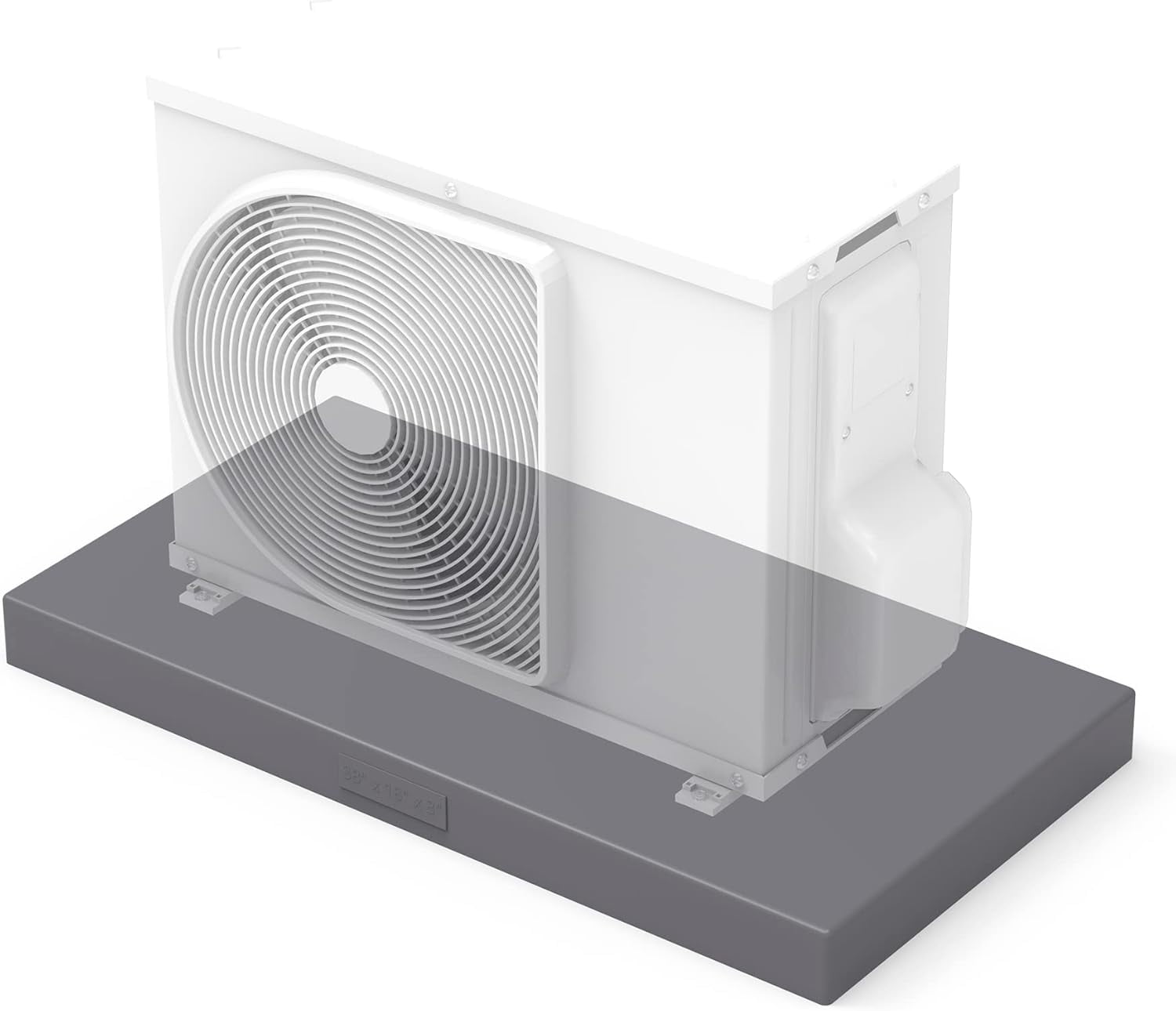 Equipment Pad for Ductless Mini-Split Air Conditioner Heat Pump System ...