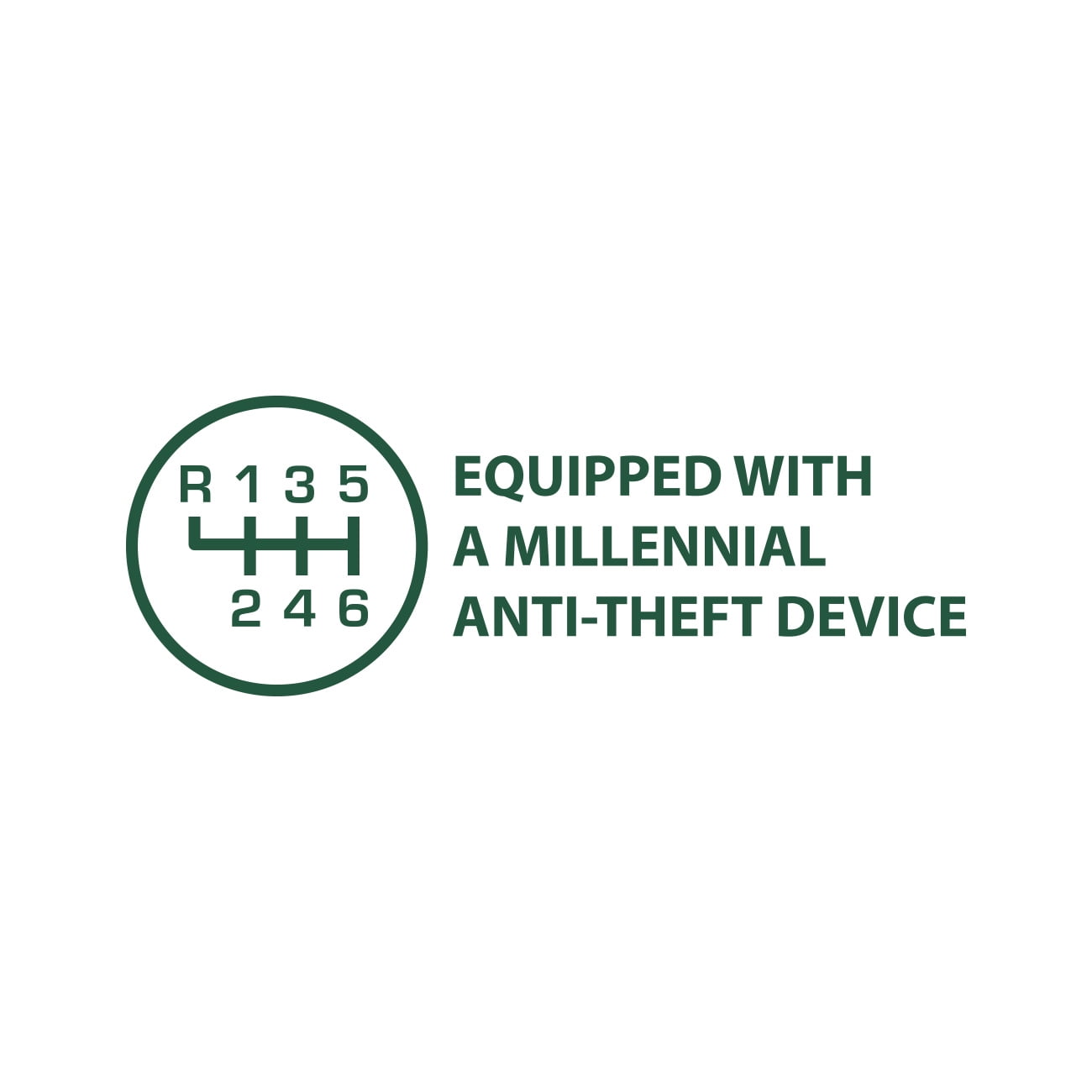 Equipped With A Millennial Anti-Theft Device Sticker Decal Die Cut ...