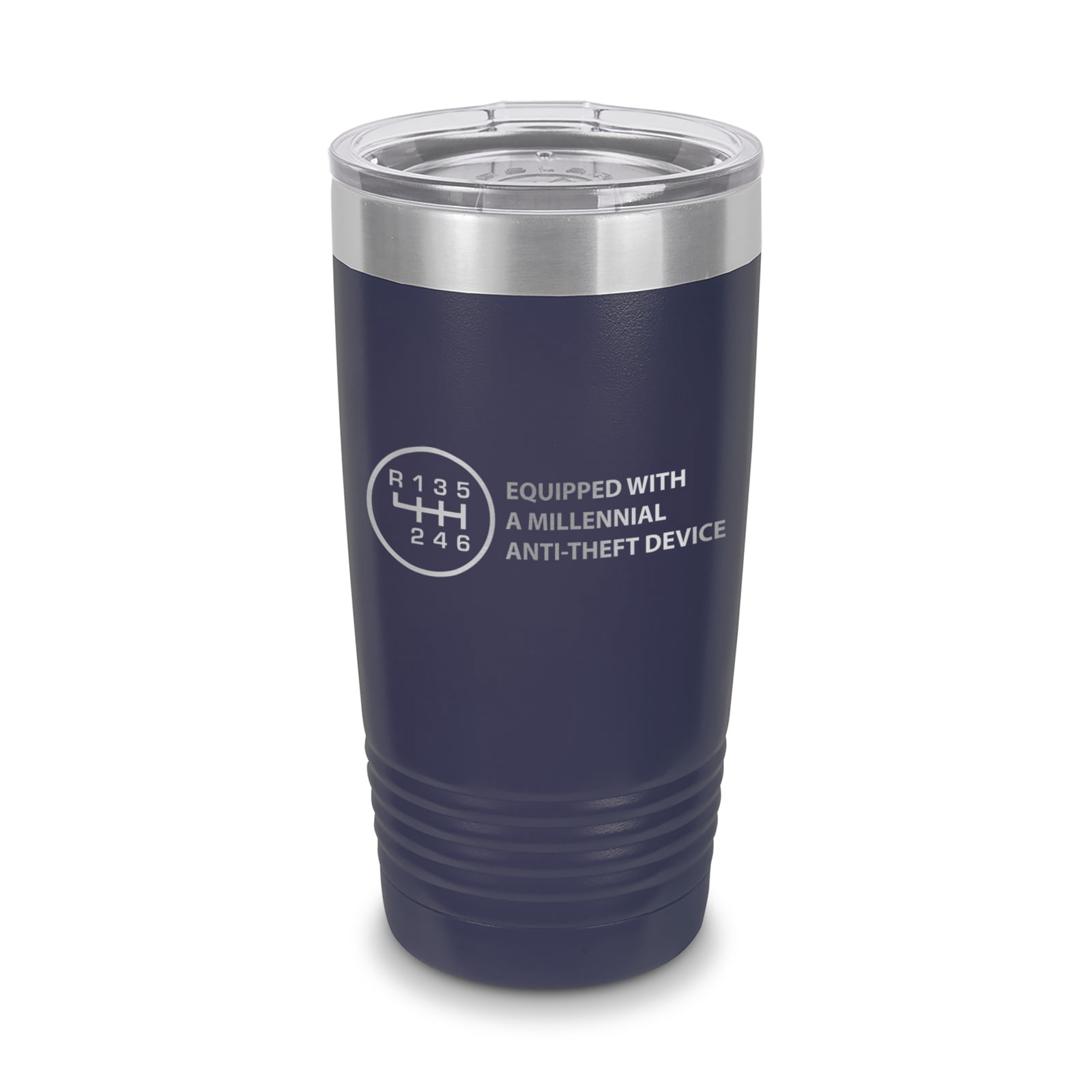 Equipped With A Millennial Anti-Theft Device Tumbler 20 oz - Laser ...