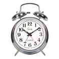 Equity Silver Twinbell Quartz Analog Alarm Clock, 13014 - Walmart ...