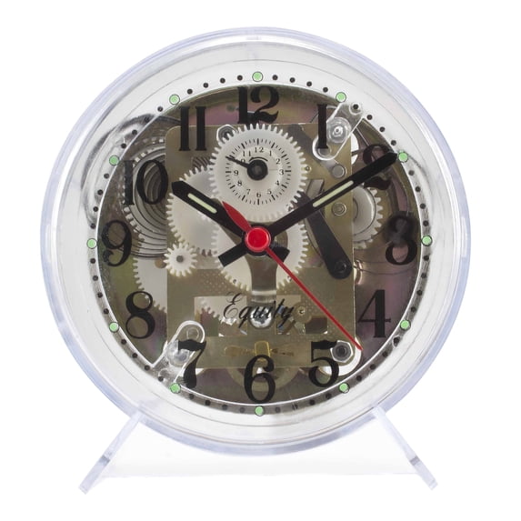 Equity 14073 Keywound Alarm Clock, Black with Luminous Numerals, Runs ...