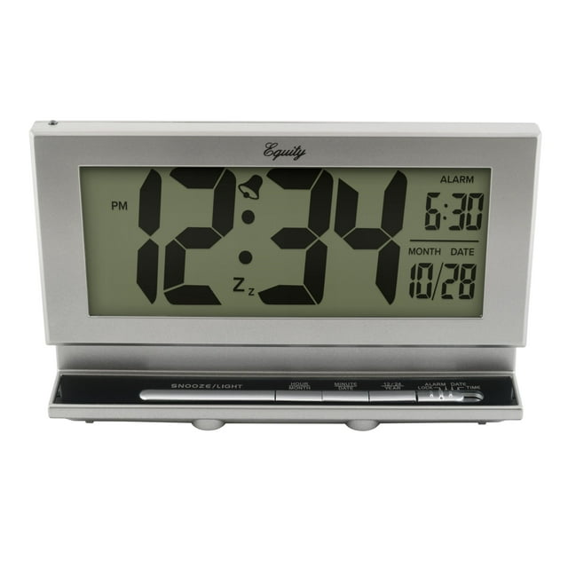 Equity 2 inch LCD Digital Alarm Clock with Night Vision, Model #30041 ...