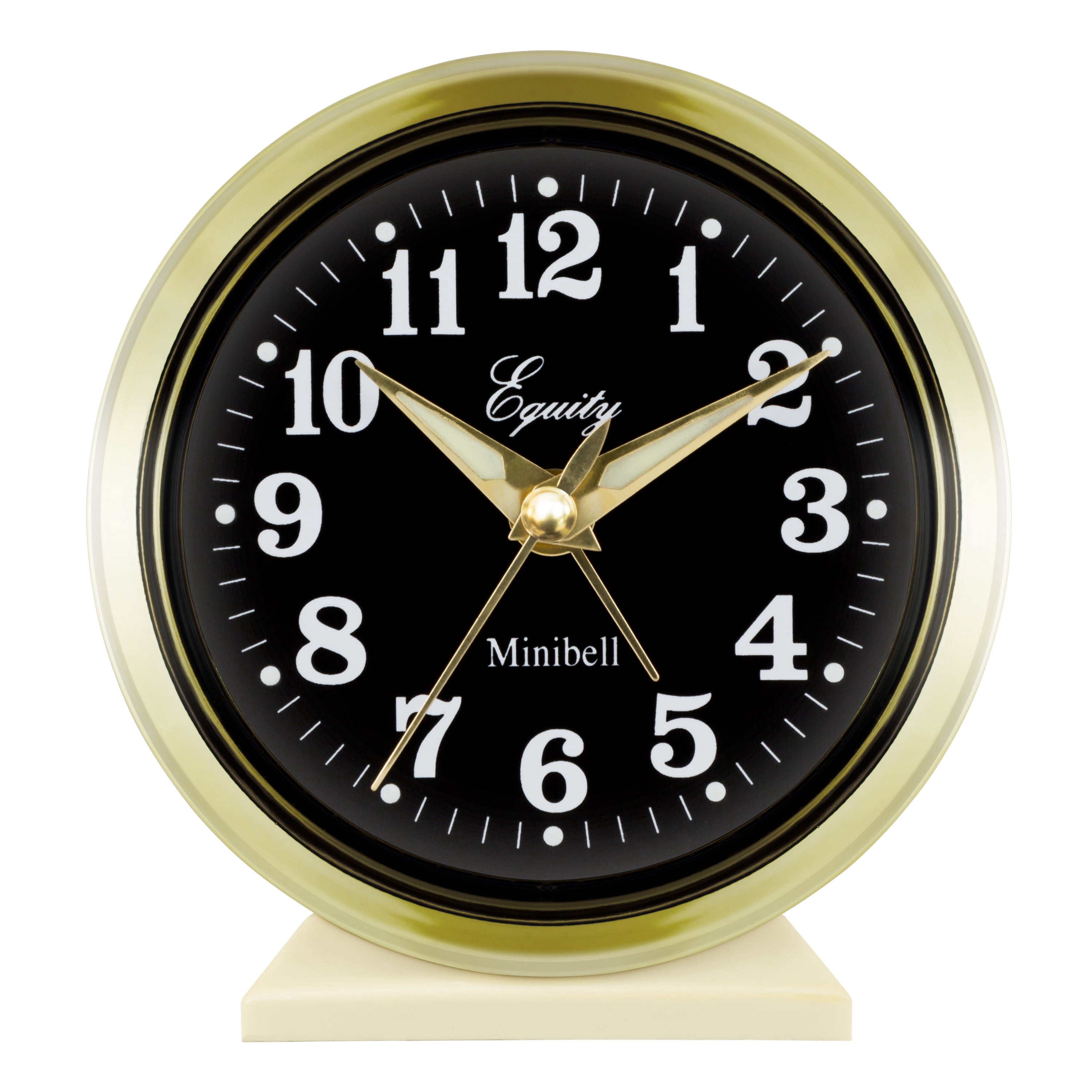 Equity By La Crosse 12020 Analog Keywind Small Table Desk Alarm Clock ...