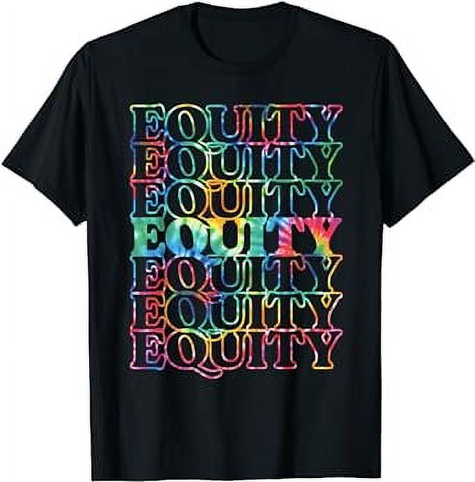 Equity Rainbow Positive Equality Tie Dye T-Shirt - Walmart.com