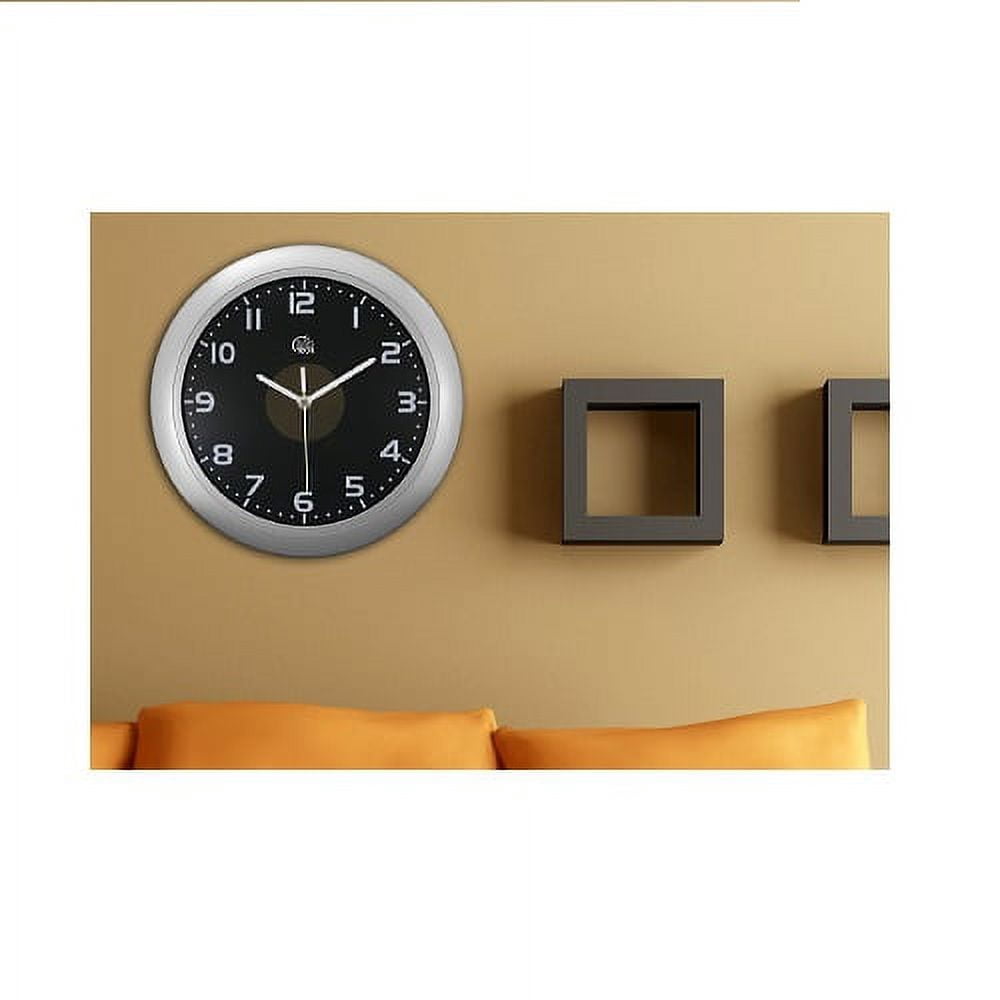 Equity by La Crosse 65905 Hybrid Solar 12-Inch Analog Wall Clock ...