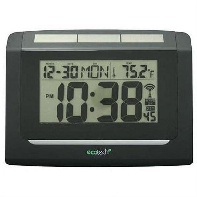 Equity by La Crosse 65906 Solar Atomic Digital Clock - Walmart.com