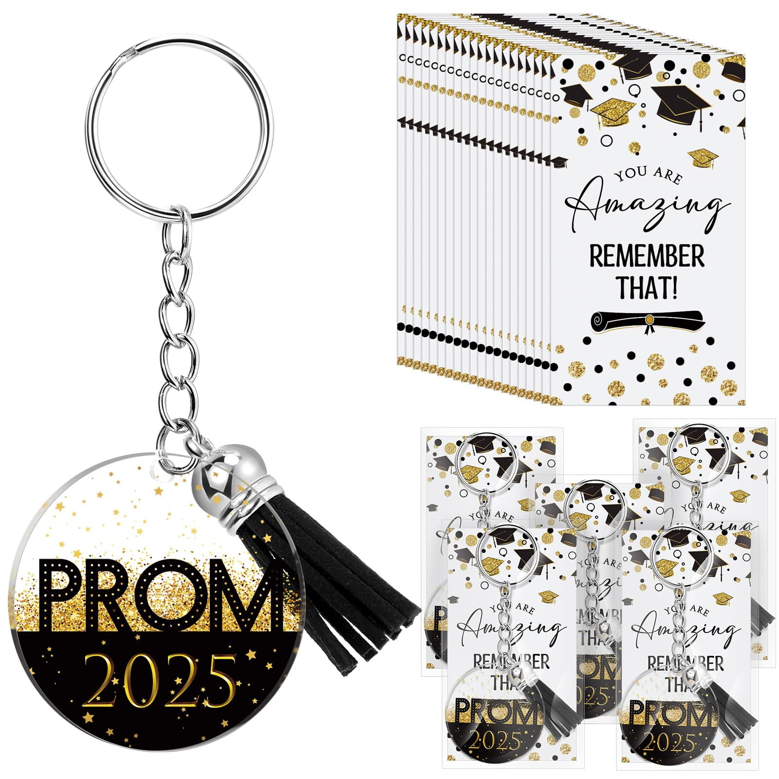 Equsion 50 Sets Class IFF17 of 2025 Graduation Prom Gifts Inspirational ...