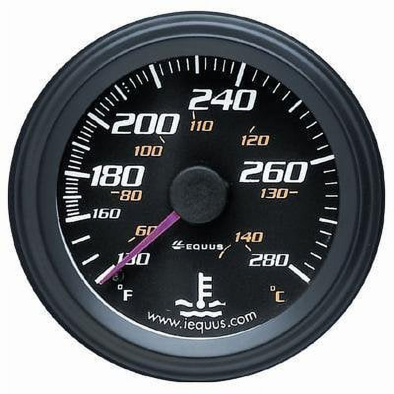 Equus 6242 Water Temperature Gauge - Black - Walmart.com