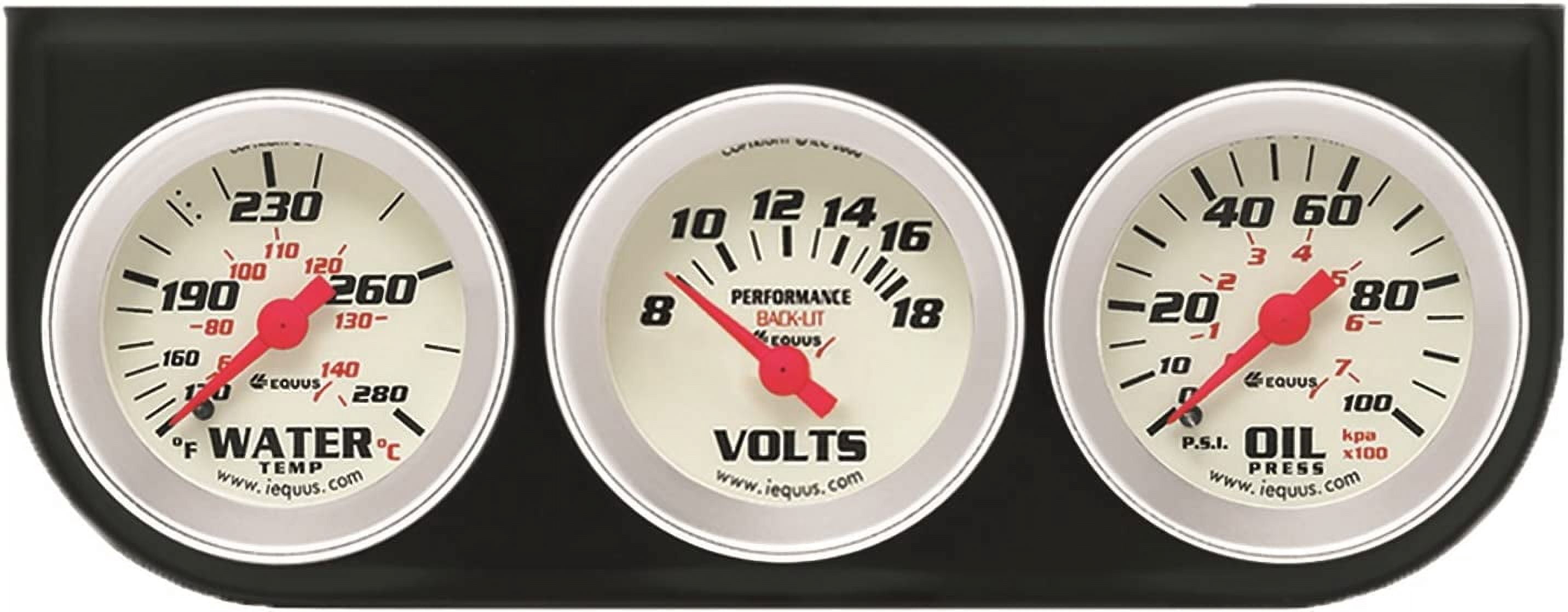 Equus 8200 2" V Triple Gauge Kit - Walmart.com