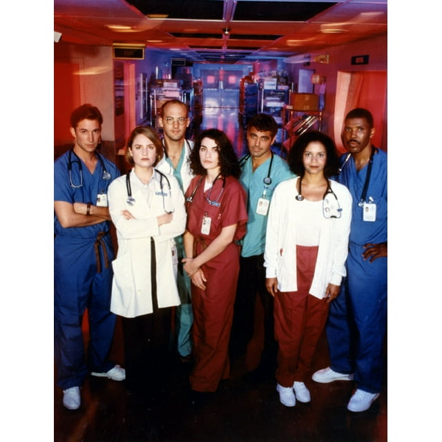 Er Cast George Clooney Metal Sign 8inx 12in Art Print on Metal 8x12 ...